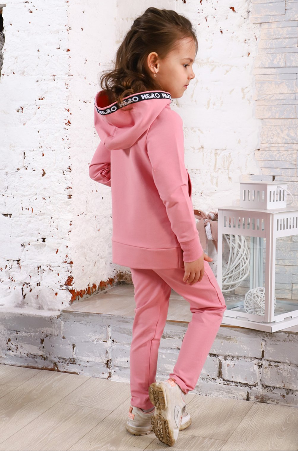 Костюм для девочки SOVALINA 6631777 розовый купить оптом в HappyWear.ru
