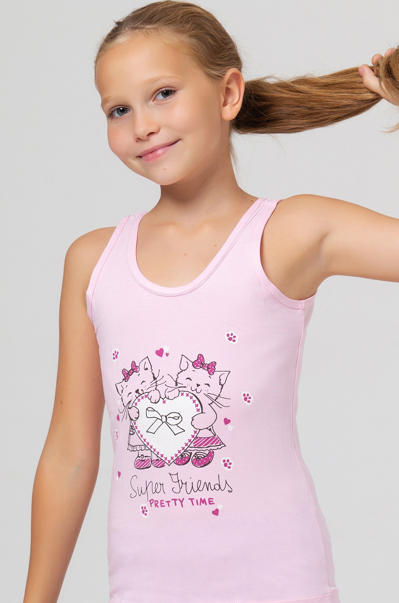 Майка для девочки Baykar 6631320 мультиколор купить оптом в HappyWear.ru