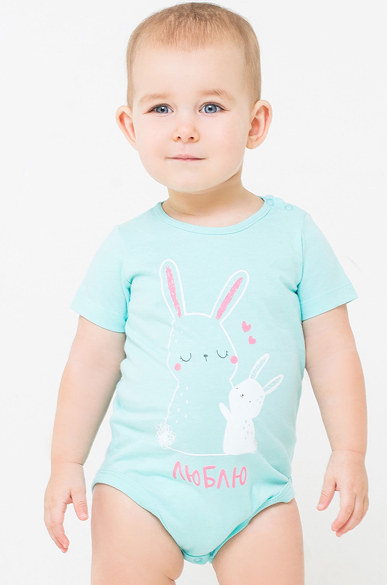 Боди для девочки Crockid 6602940 голубой купить оптом в HappyWear.ru